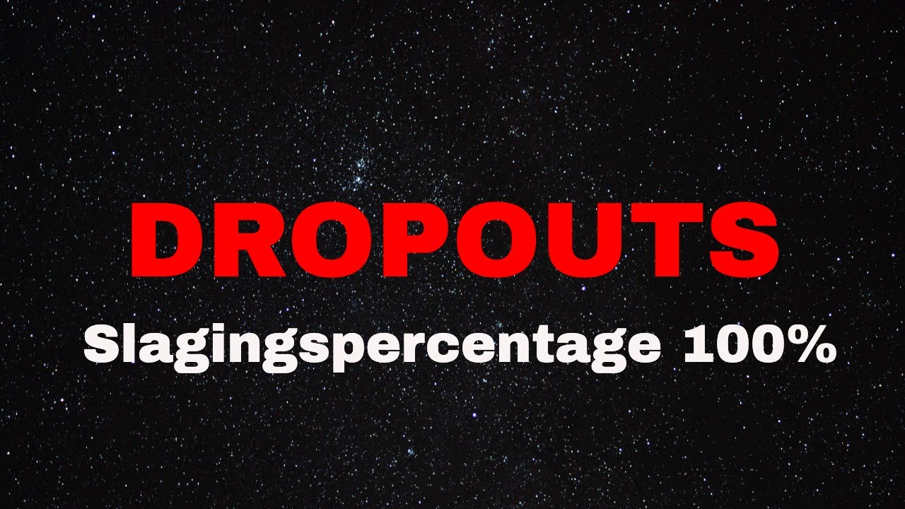 100% dropouts. - YouTube