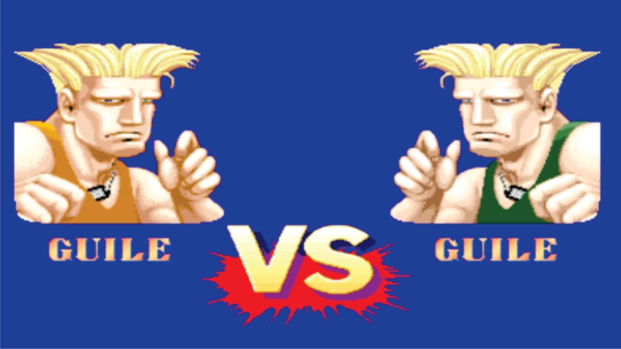 Guile Vs Guile - YouTube