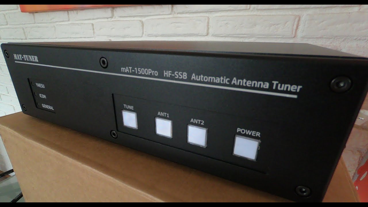 Mat pro 1500 automatic antenna tuner, 1500 watts ssb with ptt bypass ...