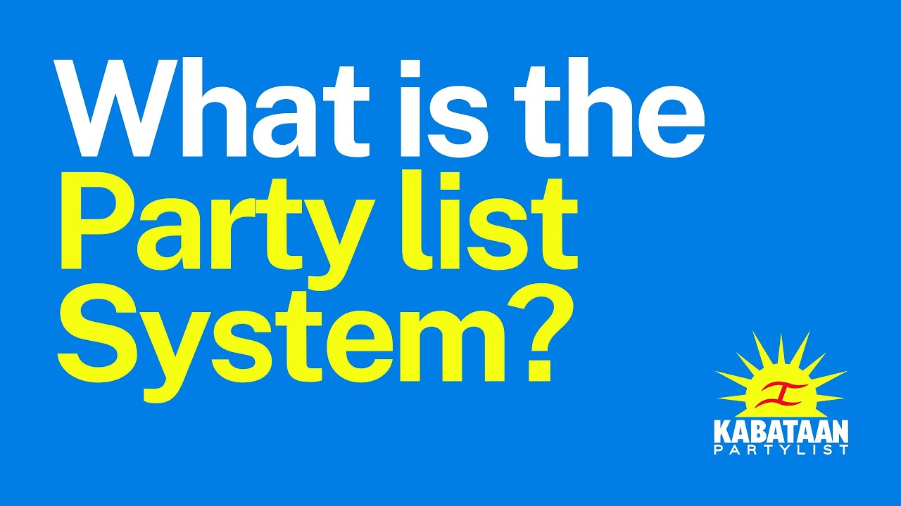 What is the Party list System? - YouTube