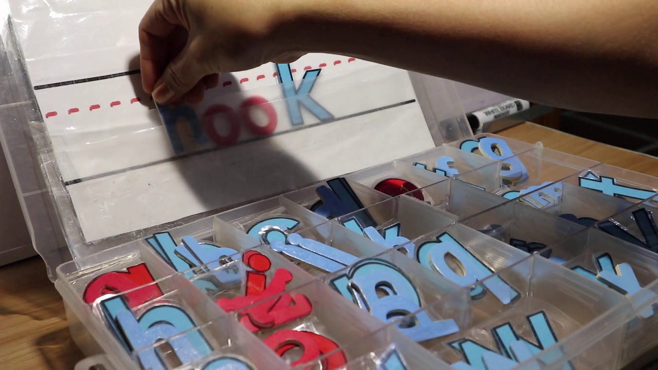 Movable Alphabet (Mom's DIY) - YouTube
