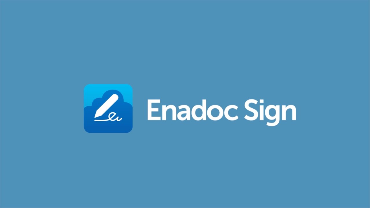 Enadoc Sign: Sign and Approve Documents Easily on Enadoc - YouTube