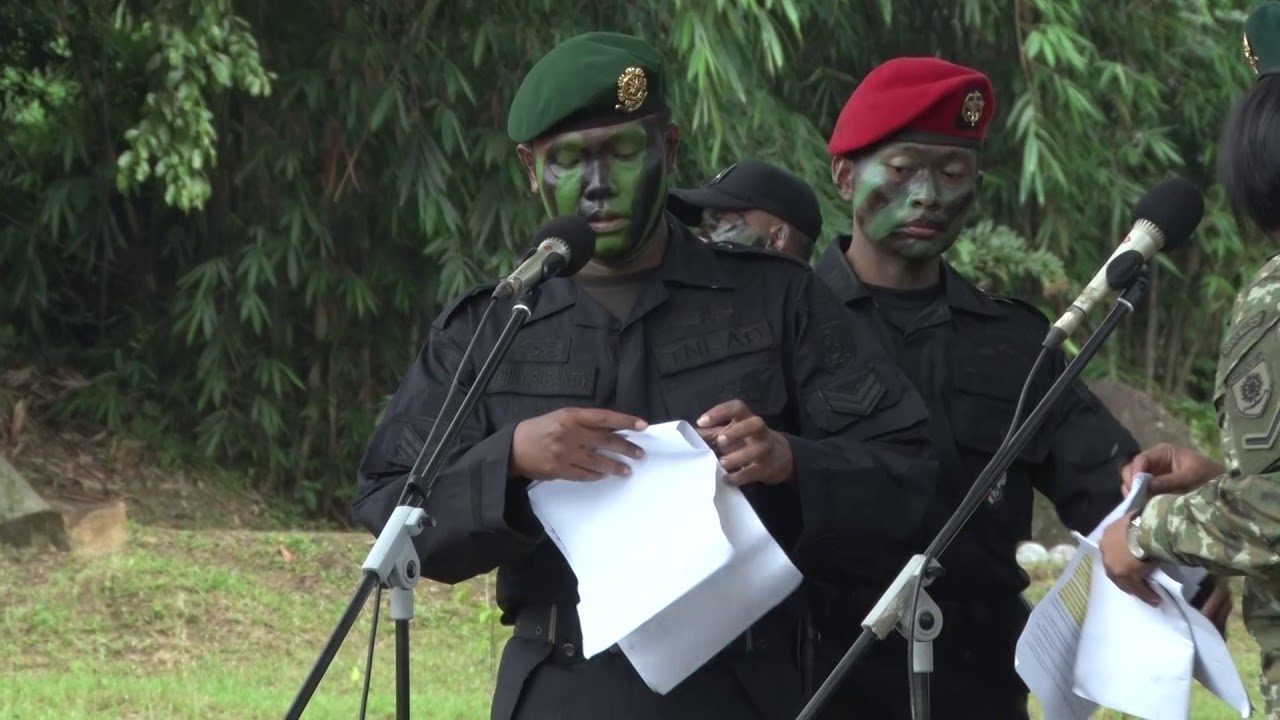 Upacara penutupan Latihan pembentukan taipur 7- part 1 - YouTube