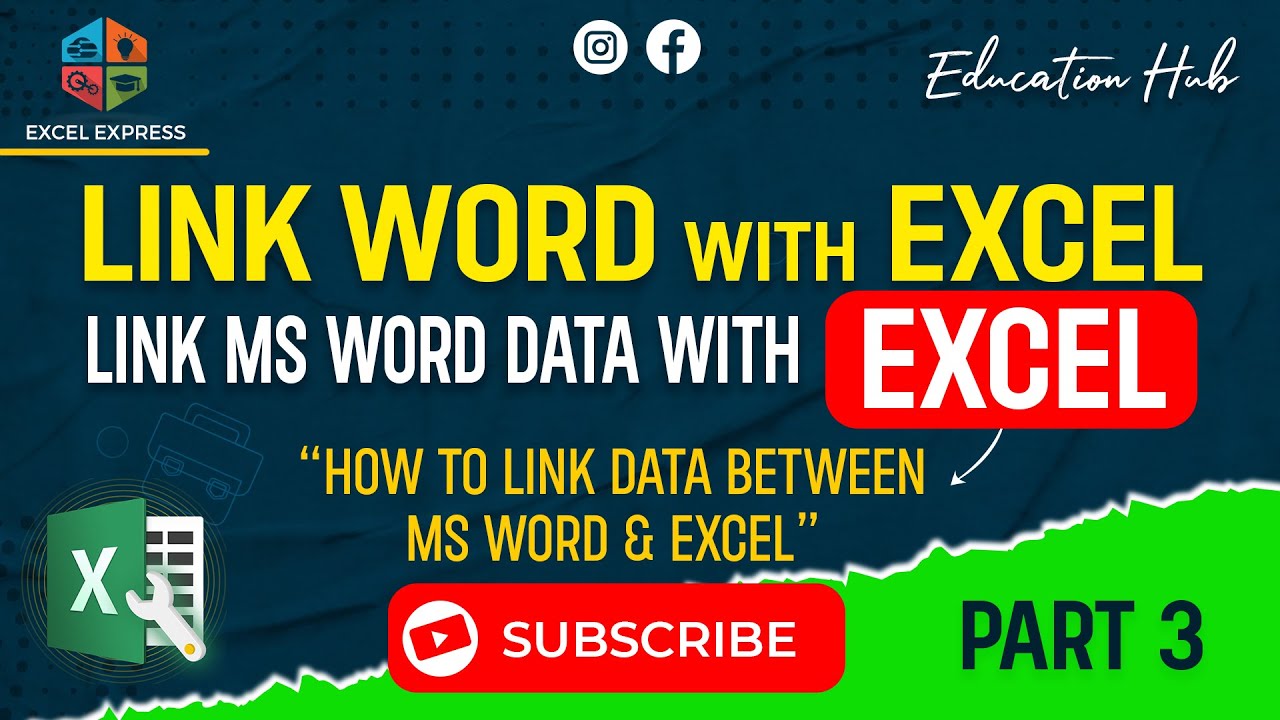 Link Word To Excel How To Link Data Between Word And Excel Part 3 Link Word To Excel How To Link Data Between Word And Excel Part 3