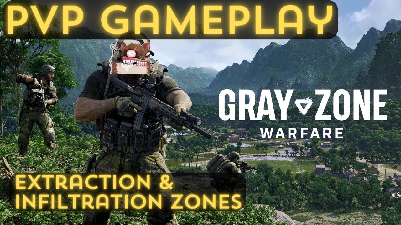 Gray Zone Warfare - PVP - LZ Highlight - Extraction Zone Chaos - YouTube