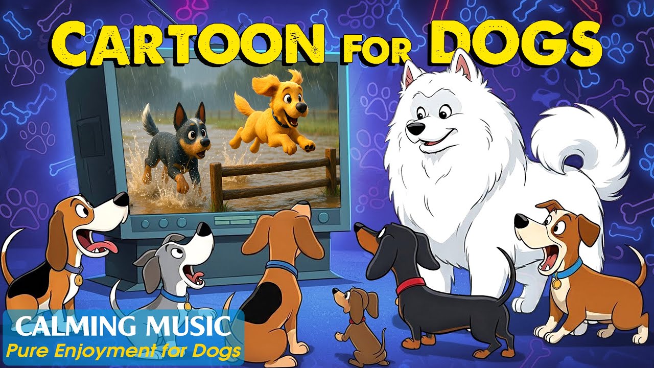 Dog Cartoon: Videos For Dogs to Watch to Prevent Boredom & Relaxing ...