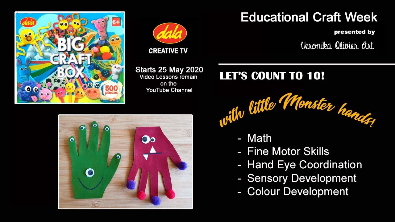 Big Craft Box Educational Craft Week Video 1 Math - YouTube