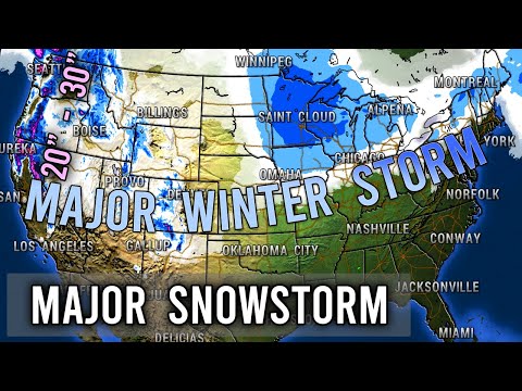 Major Winter Storm Jacob - YouTube