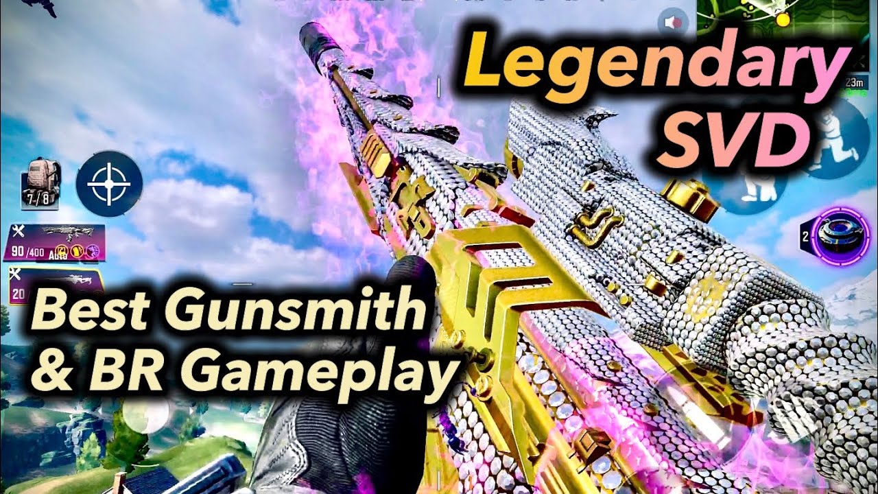 Diamond Legendary SVD - Toxicant Best Gunsmith & BR Gameplay | CoDM ...