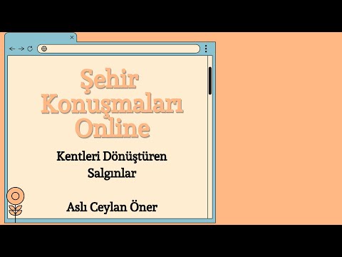 Aslı Ceylan Öner - Kentleri Dönüştüren Salgınlar | Şehir Konuşmaları Online