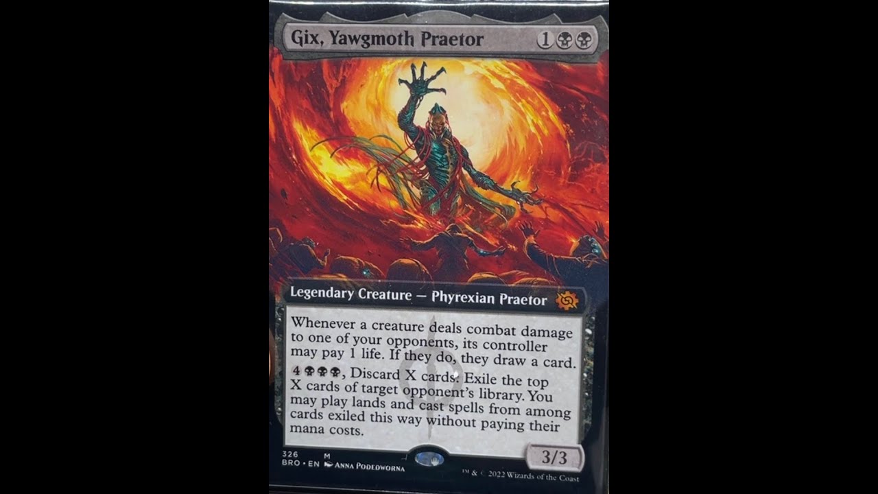 MTG Deck Tech Gix, Yawgmoth’s Praetor. Rise of the Phyrexians! - YouTube