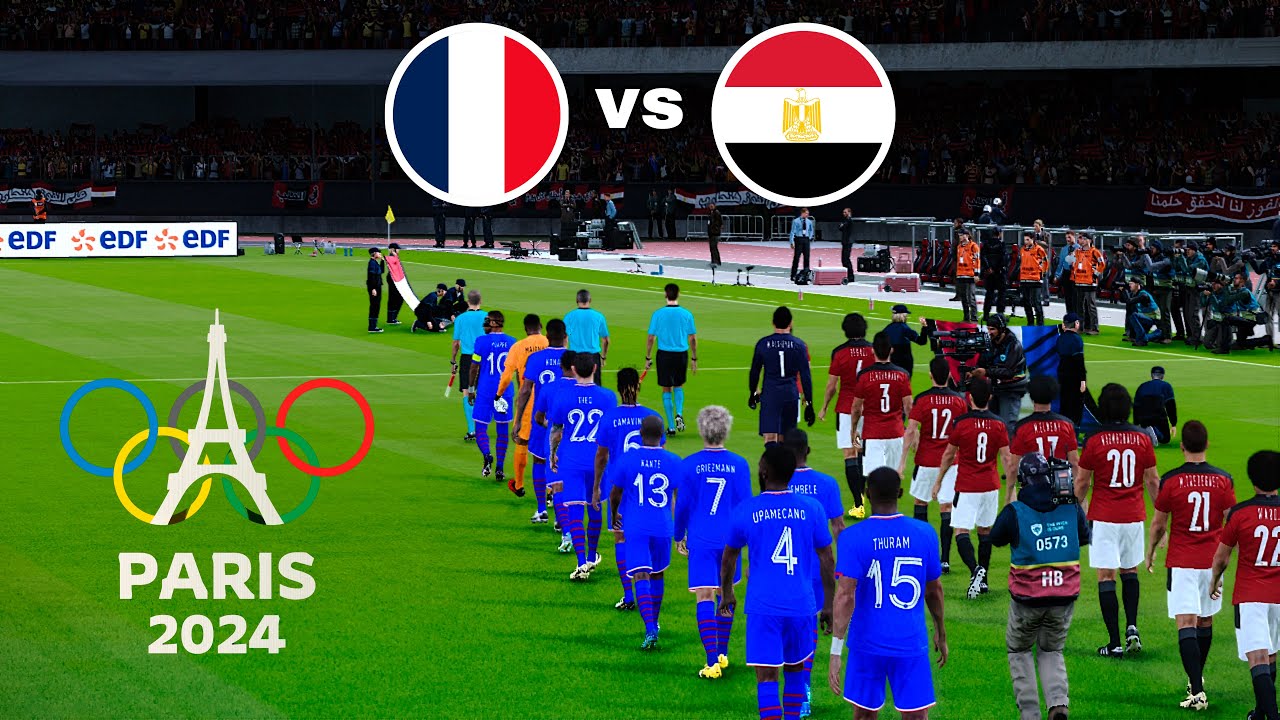 France VS Egypt | OPYMPIC GAMES PARIS 2024 | REALISTIC GAMEPLAY - YouTube