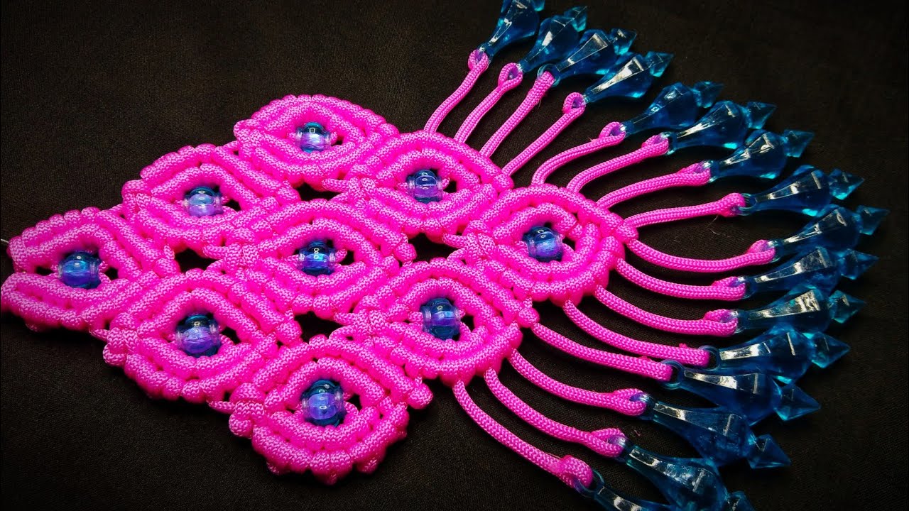 Macrame Key Holder Full Tutorial || How to make macrame key hanger easy ...