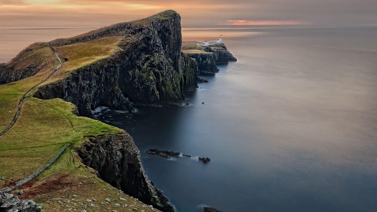 Ambient Ocean Cliff Calming Music for Relaxation and Meditation - YouTube