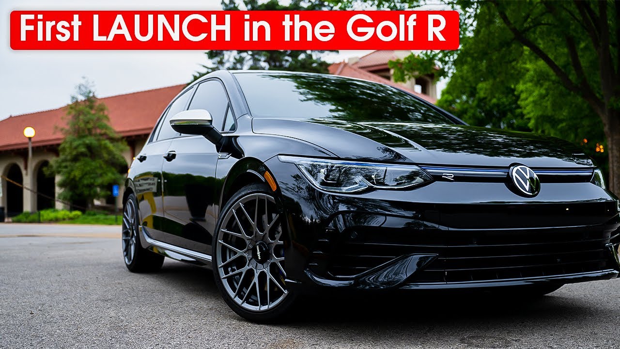 FIRST LAUNCH in the MK8 Golf R & FINALLY picking the Car Wrap color ...