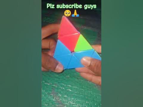 pyraminx cube solve with new algorithm #shorts #ytshorts #viral #trending #ST cuber - YouTube