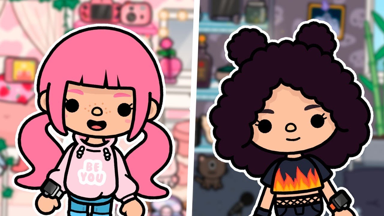 NEGROS VS ROSADO🖤💖 Toca Life World | Aventuras de Sol - YouTube