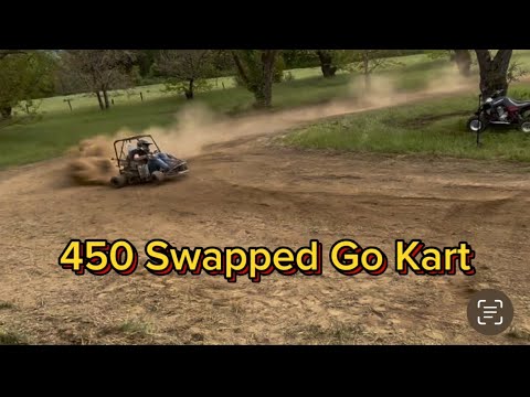 Scary fast 450cc Go Kart!! - YouTube