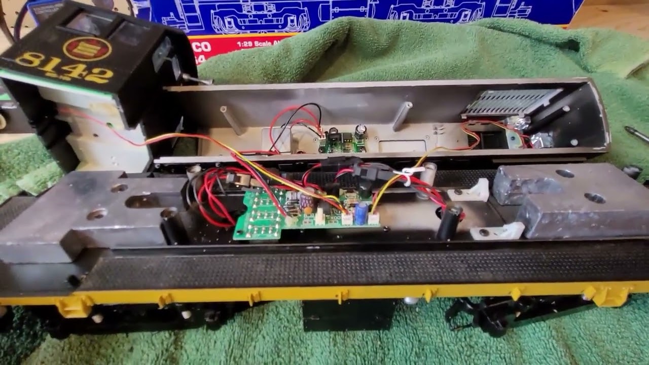 G Scale RailPro Installation In the CN Alco S4 Switcher PT 2 | Garden ...
