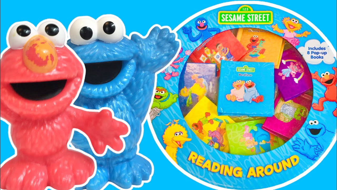SESAME STREET Miniature Books Reading Around Stories Toddlers Reading ...