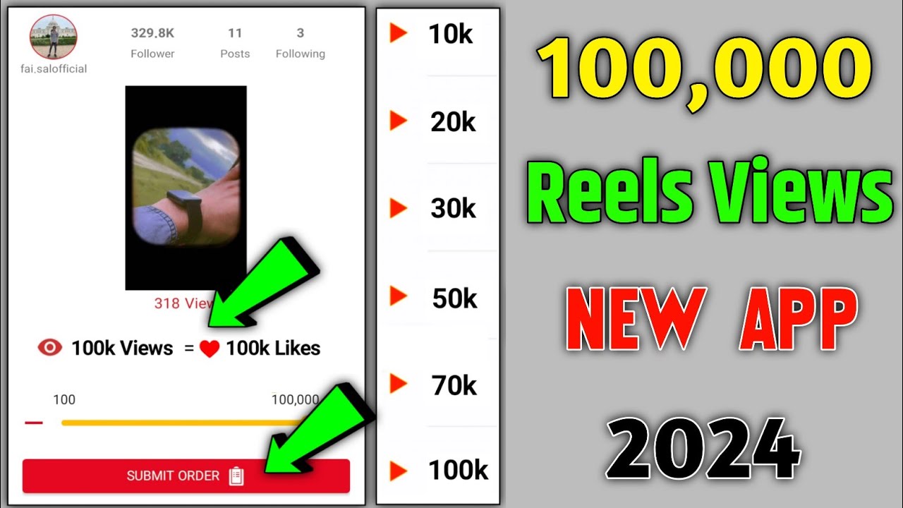 Instagram Views App 2024 || Reels Views Kaise Badhaye || How To ...