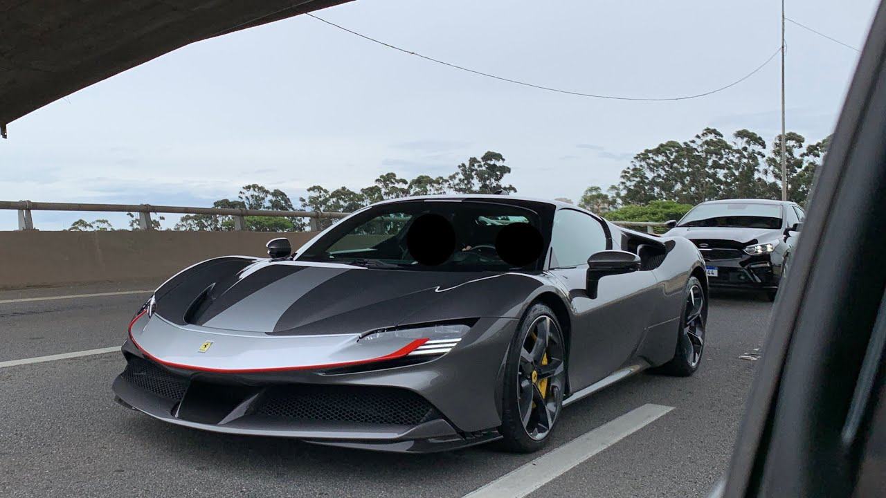 NOVIDADE!!! Ferrari SF90 Stradale Assetto fiorano Rodando pelas Ruas do ...