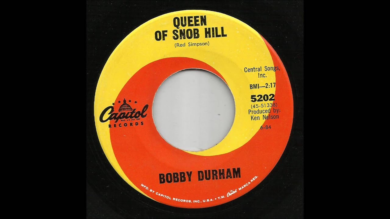 Bobby Durham - Queen Of Snob Hill - YouTube