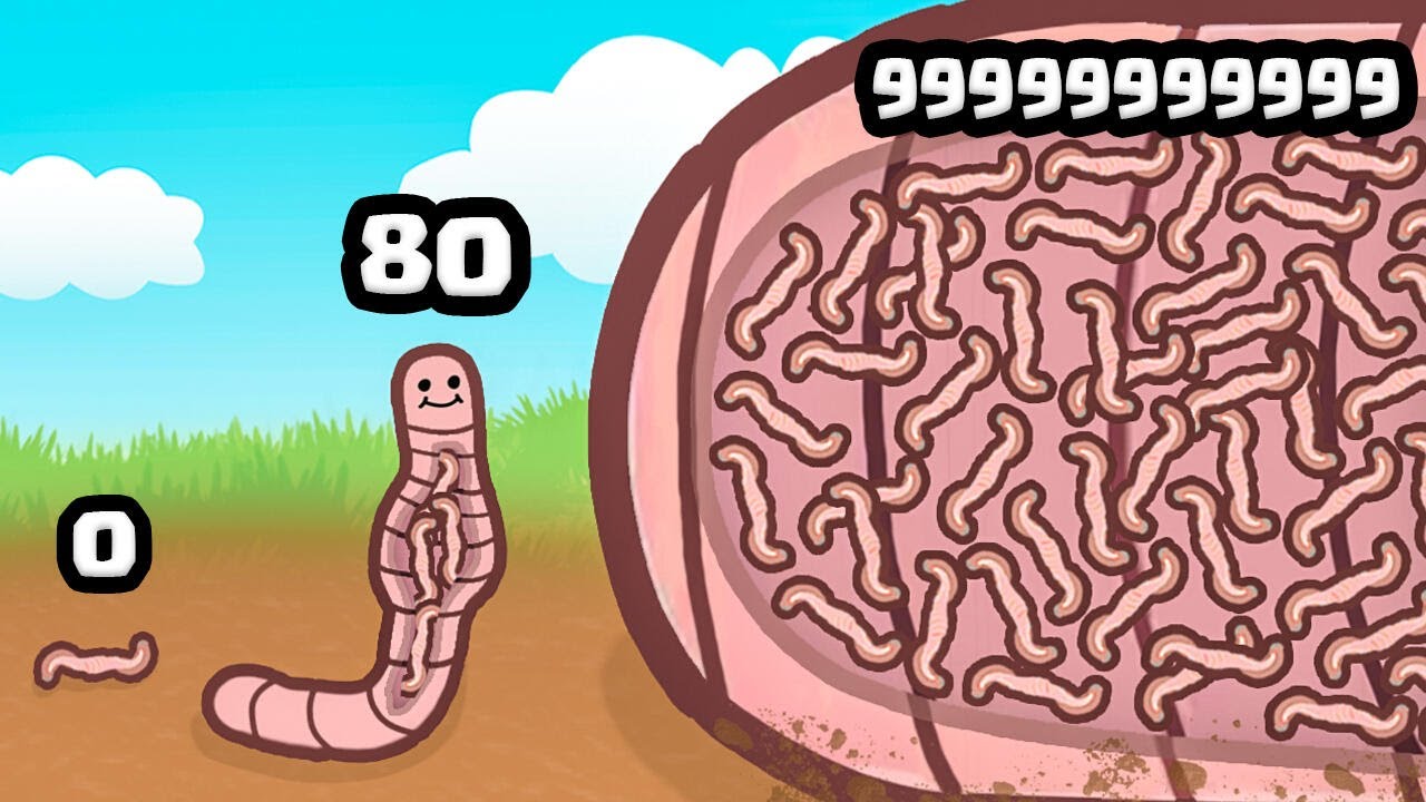 Can I Grow The FATTEST Worm? - YouTube