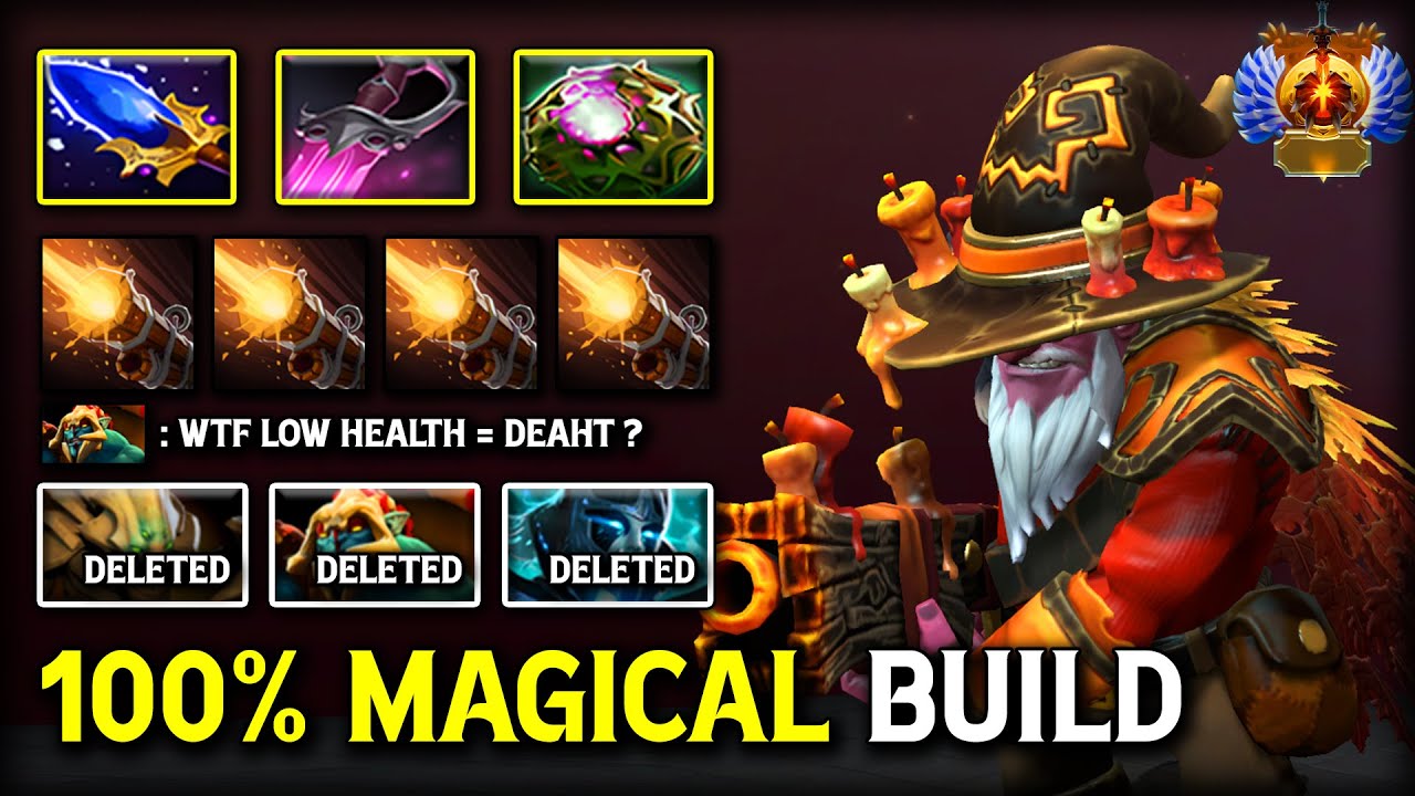 100% MAGICAL MID SNIPER | With Aghs Scepter + OC Build Unlimited Quick ...