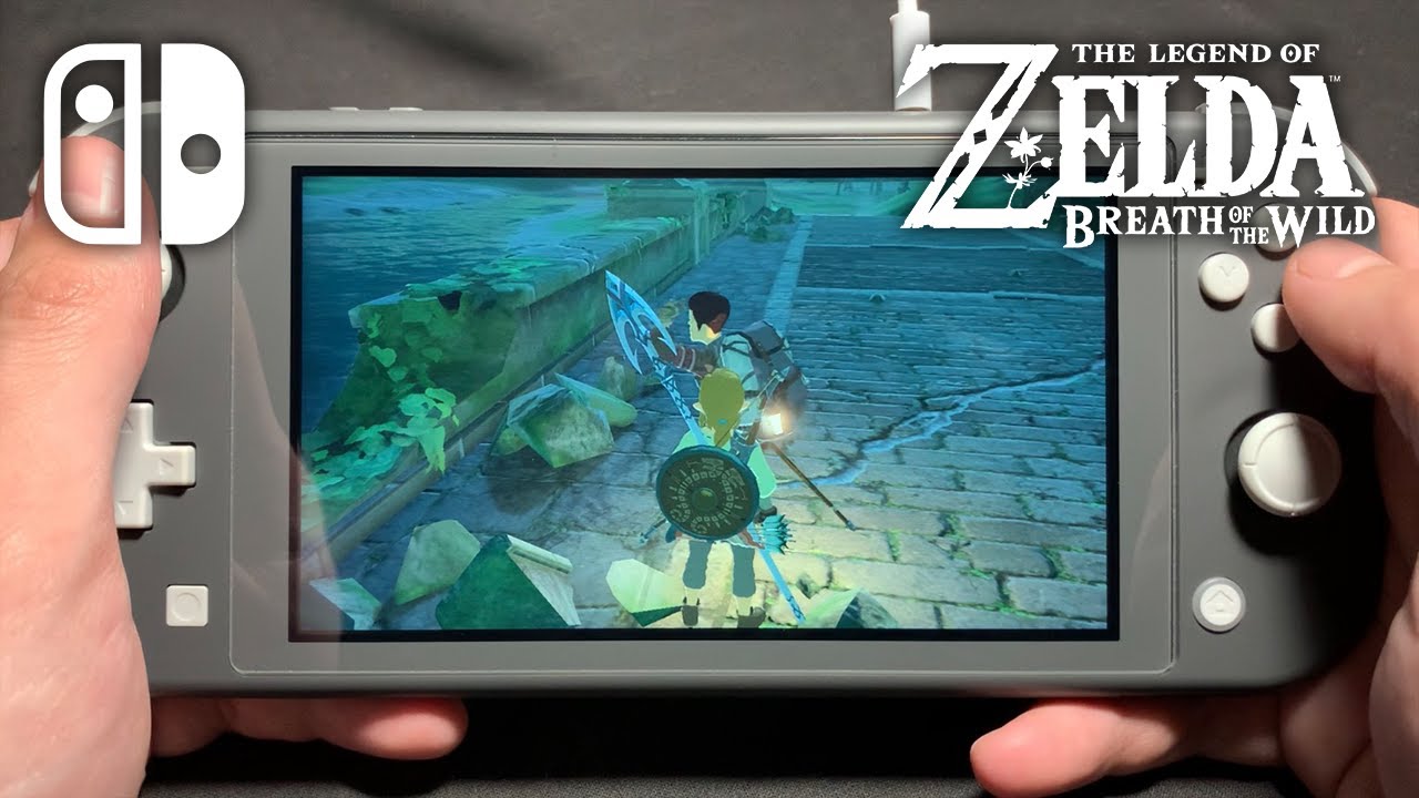 The Legend Of Zelda BOTW on Nintendo Switch Lite #4 - YouTube