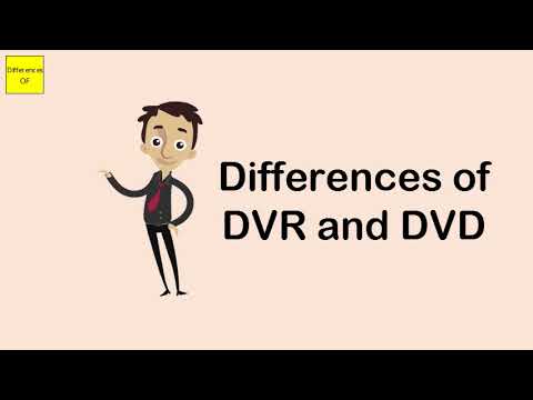 Differences of DVR and DVD - YouTube