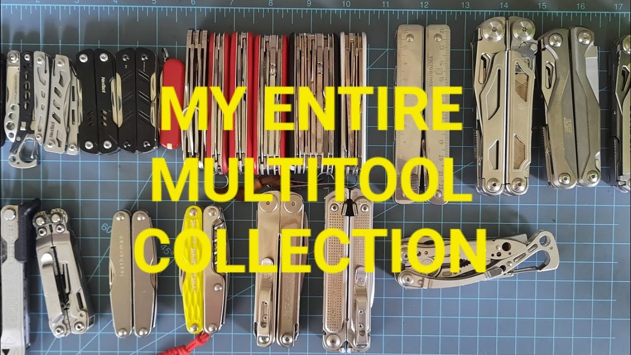 MY ENTIRE MULTITOOL COLLECTION: july 2024 @maxlvledc @hvacbudget8600 - YouTube
