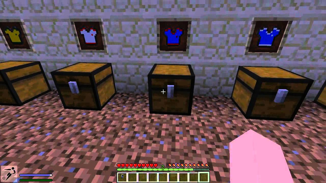 Minecraft Football Kits Mod 1 7 10 Showcase - YouTube