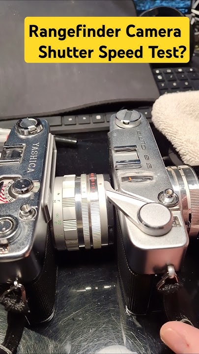 Rangefinder camera shutter speed test #konica #yashica #film #35mm # ...