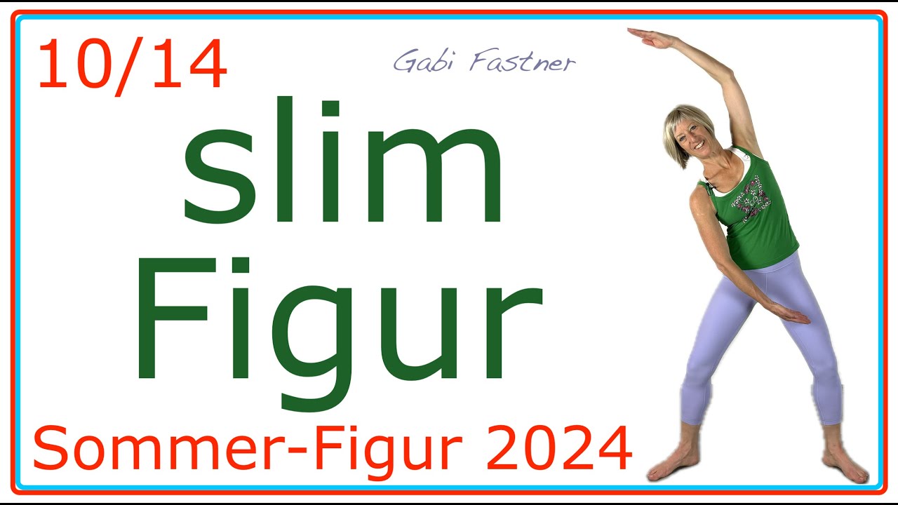 10/14 🍉 40 min. Slim-Figur Pilates-Training | Figur straffen, ohne ...