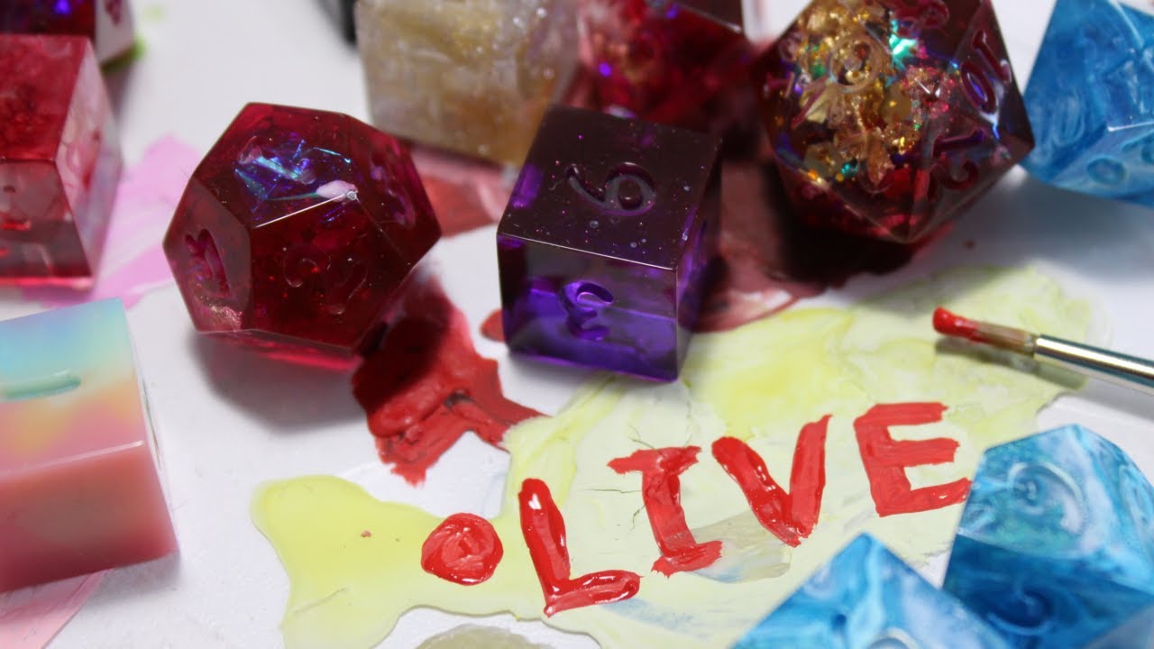 Chill Stream - Inking Some Dice - YouTube