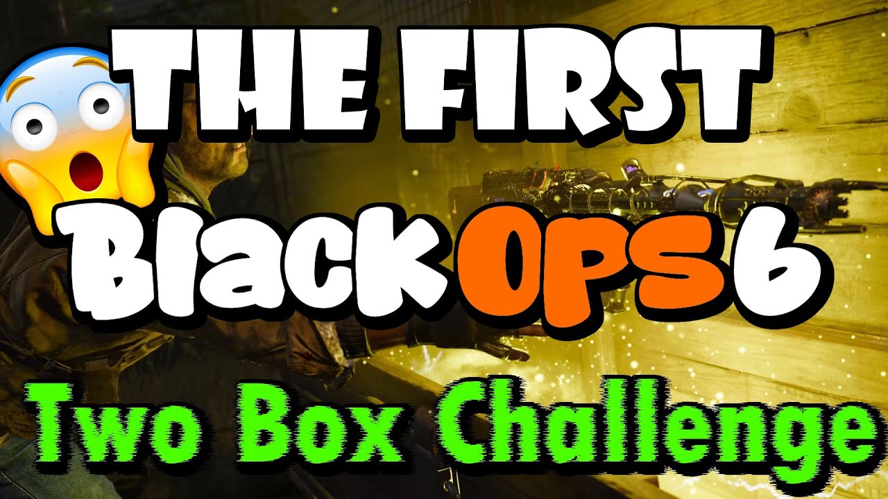 The First EVER Black Ops 6 Two Box Challenge - YouTube