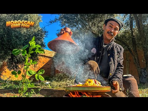 🌲 Köz Ateşinde Otantik Fas Tacini | Huzurlu Köy Hayatı ve Yemek Yapımı 🔥