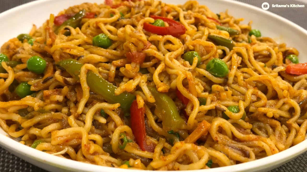 मसाला मैग्गी बनाने की सबसे आसान विधि| meggi recipe| how to make masala ...