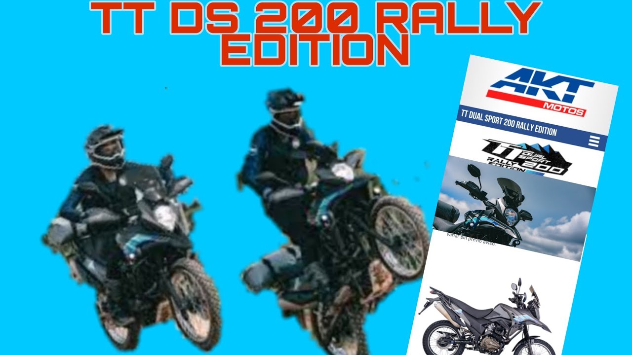 TT DS 200 RALLY EDITION 3 días de uso y se está callendo en pedazos ...