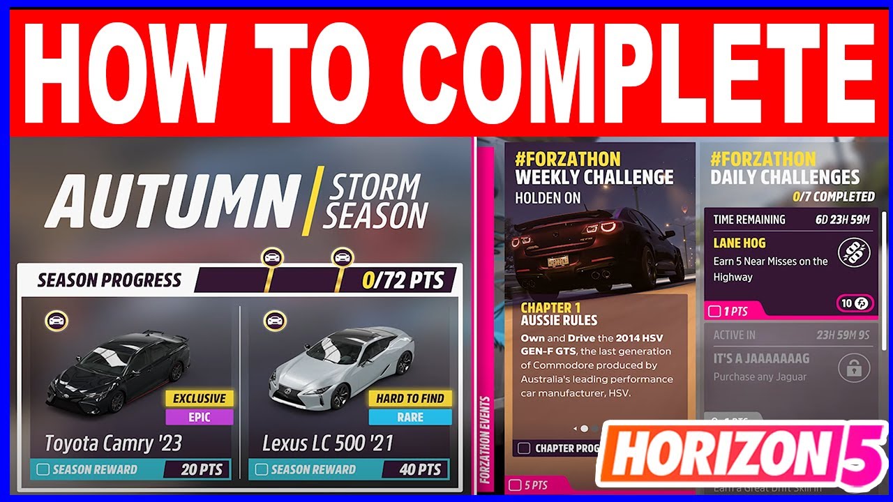 Forza Horizon 5 Autumn Season Festival Playlist - Series 37 High ...