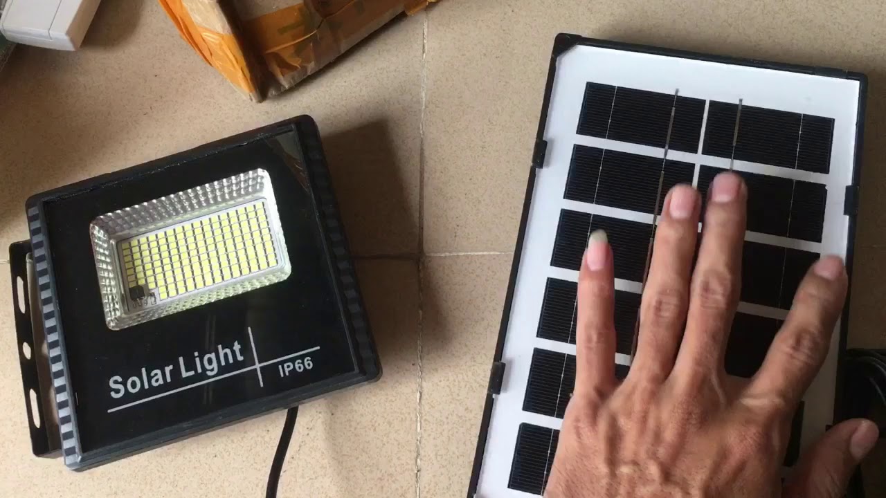 Install Solar LED light តម្លើងអំពូលសូឡា - YouTube