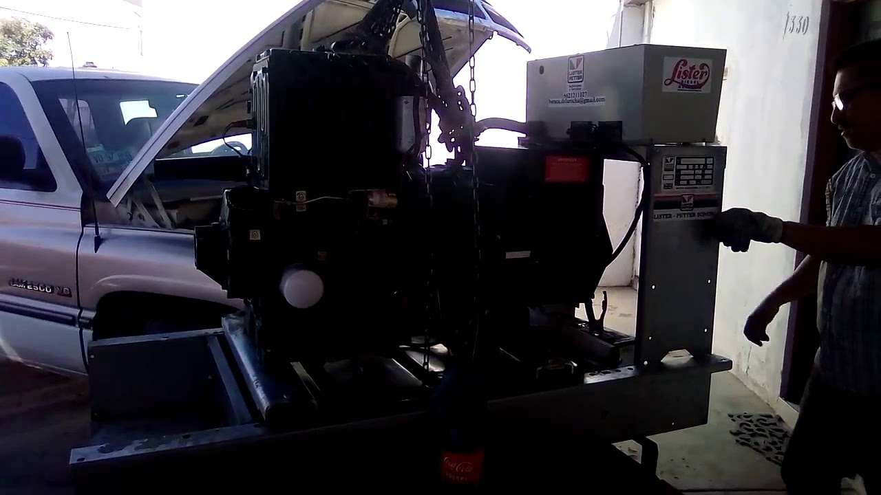 GENERADOR Lister-Petter TR2 10Kw - YouTube