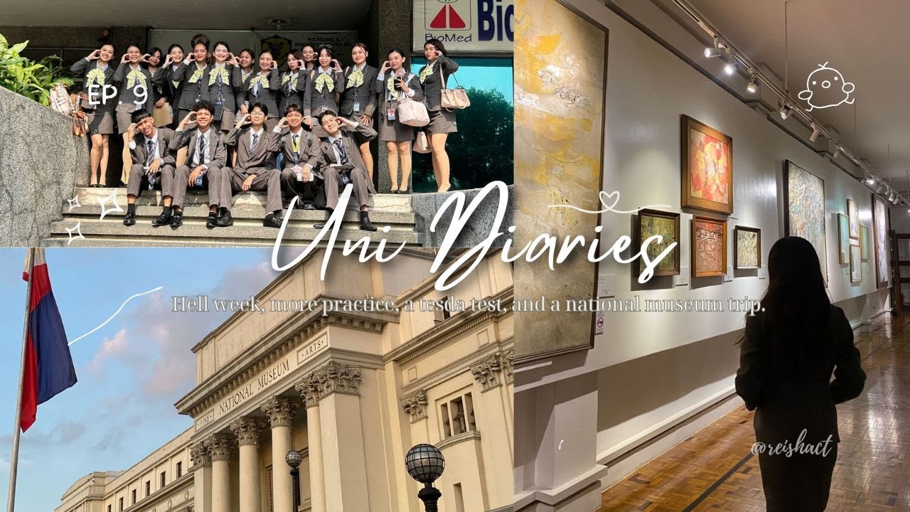 UNI DIARIES 𐙚🪽|| surviving hell week in college, dance practice, and ...