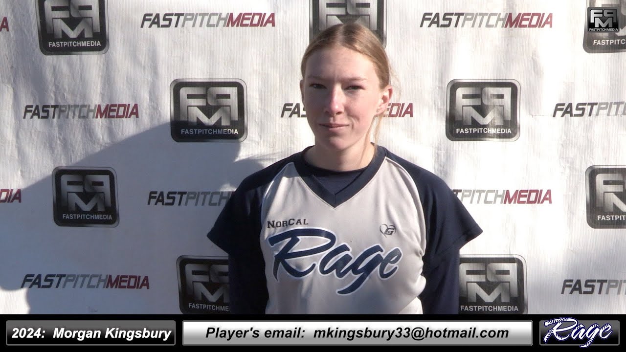 2024 Morgan Kingsbury Pitcher and Outfielder Softball Skills Video ...