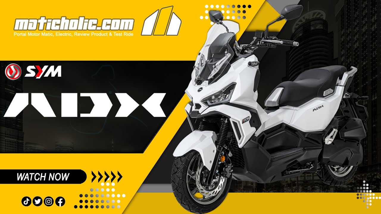 SYM ADX125 2023 MOTOR MATIC ADVENTURE ASAL TAIWAN SAINGAN HONDA ADV 160 ...