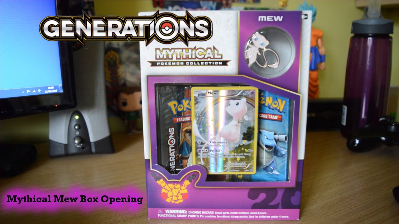 Mew Mythical Pokemon Generations Box Opening! - YouTube
