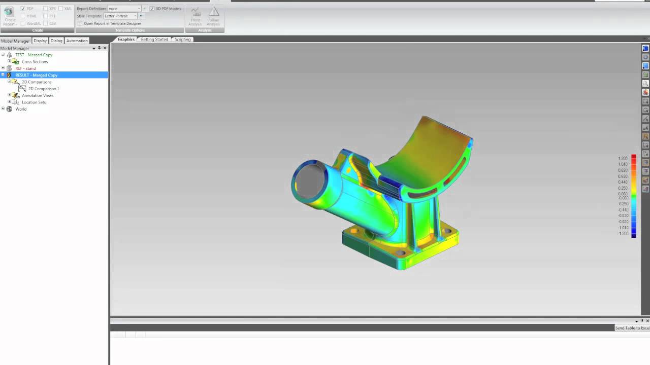 Geomagic Qualify and Qualify Probe 3D PDF reports - YouTube