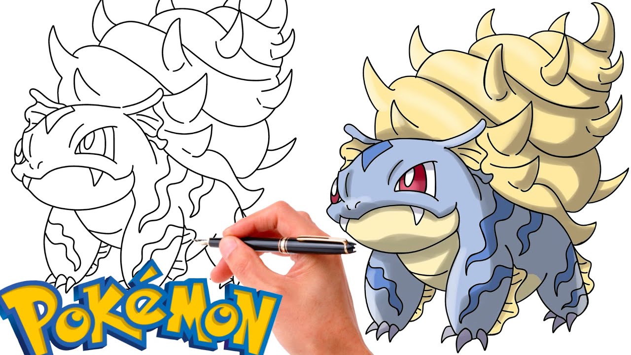 How To Draw Water Type IVYSAUR POKEMON | Type Swap Pokemon - YouTube