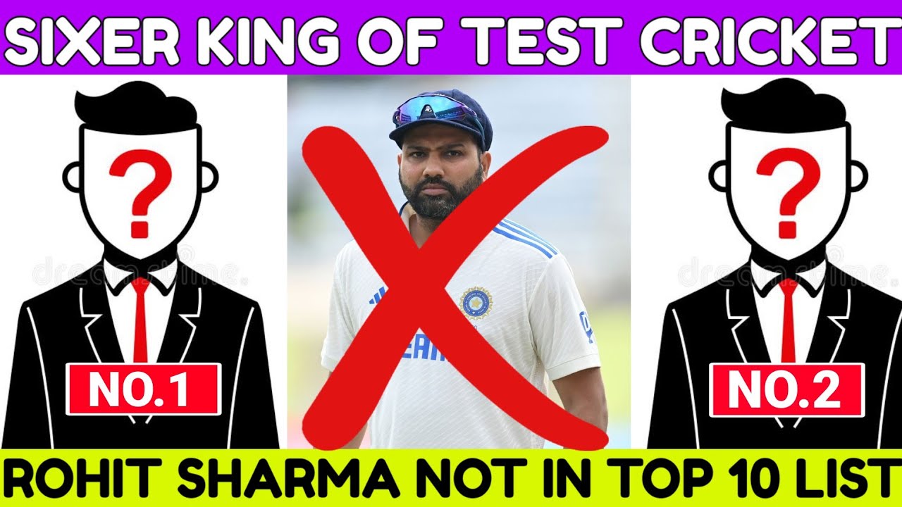 MOST SIXEX IN THE HISTORY OF TEST CRICKET | TEST CRICKET WORLD RECORD ...